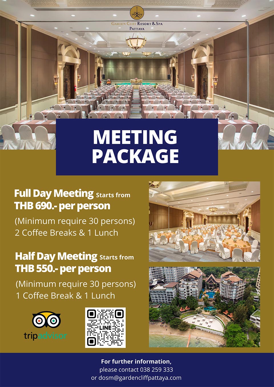 Meetings and Event at Garden Cliff Resort & Spa Pattaya, Wong Amat ...